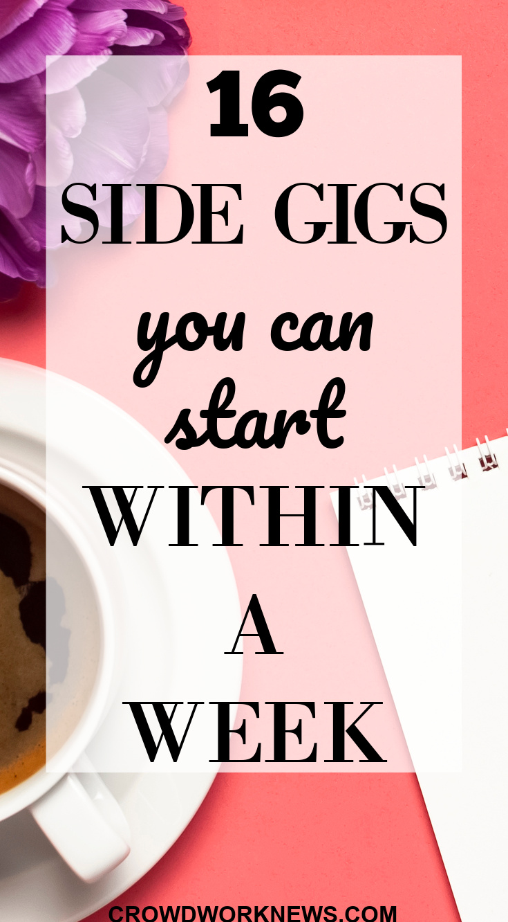 16 Quick Side Hustles You Can Start Within a Week